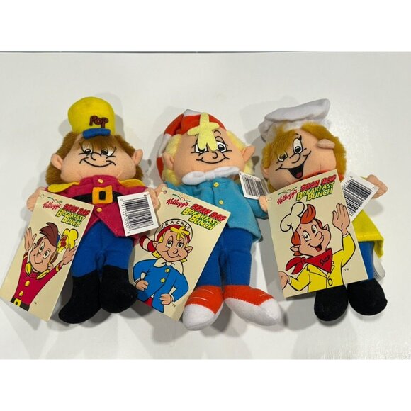 Kelloggs | Toys | Vintage Kelloggs Bean Bag Breakfast Bunch Snap ...